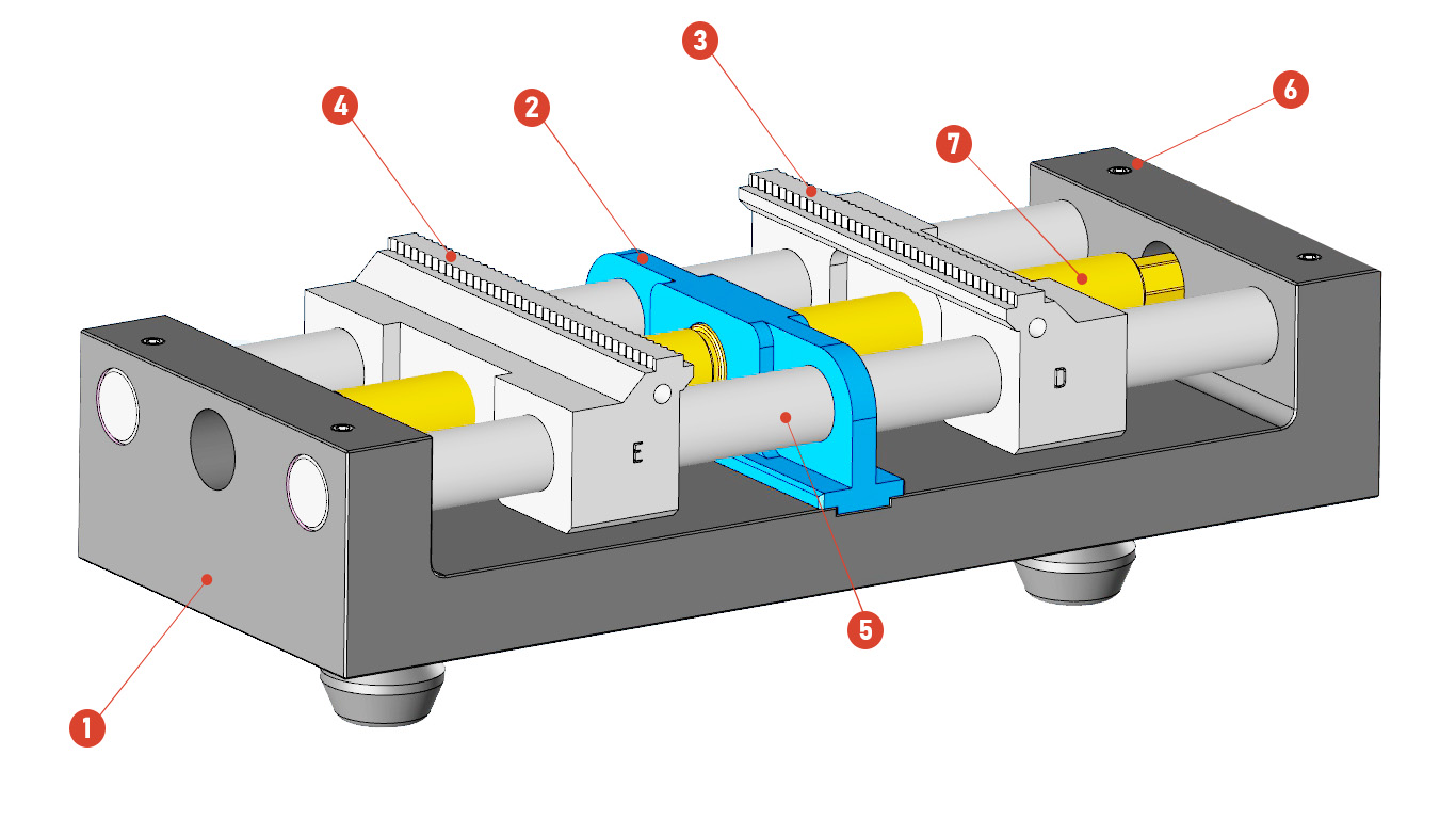 Morsa Autocentrante Manual OXIFIX 240 | Fixação e Troca Rápida