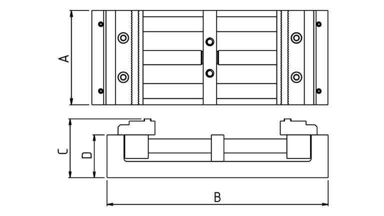 Morsa Autocentrante Manual OXIFIX 240i | Fixação e Troca Rápida